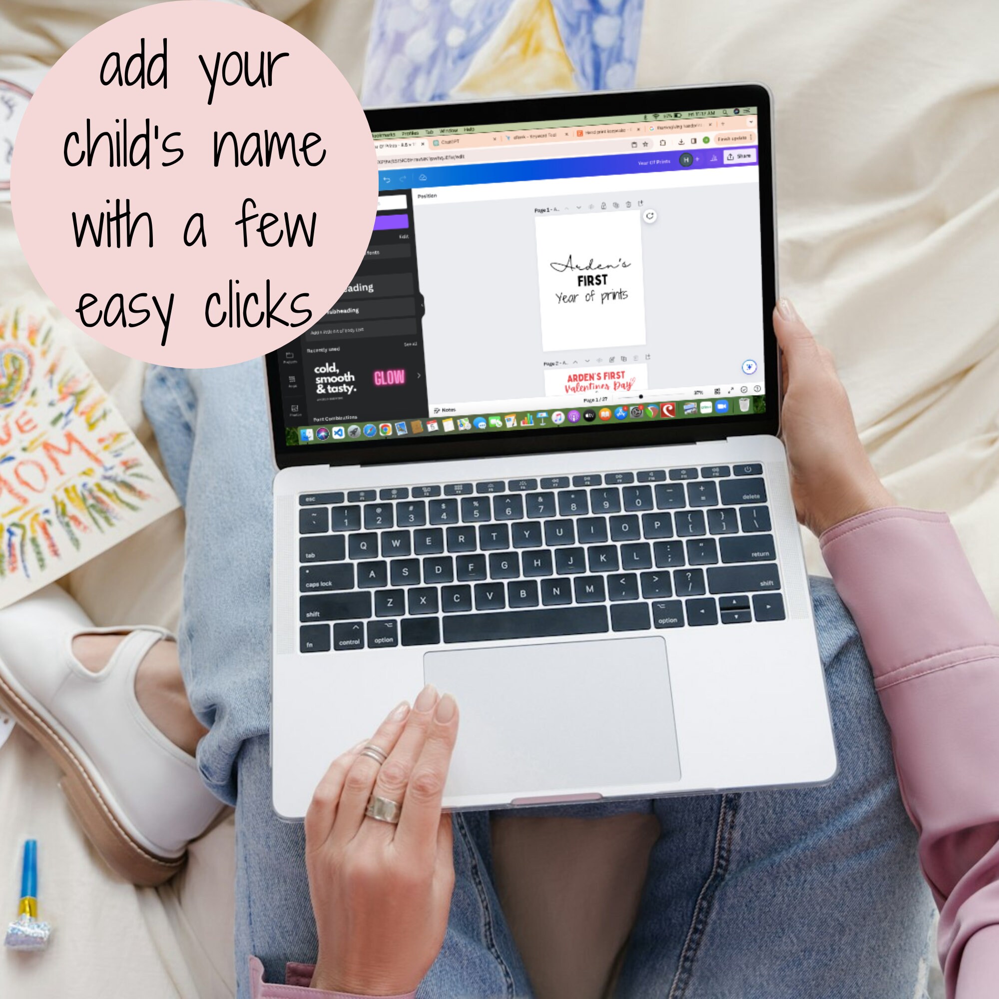 Handprint Memory Book Editable Handprint Art Keepsake Fathers Day ...