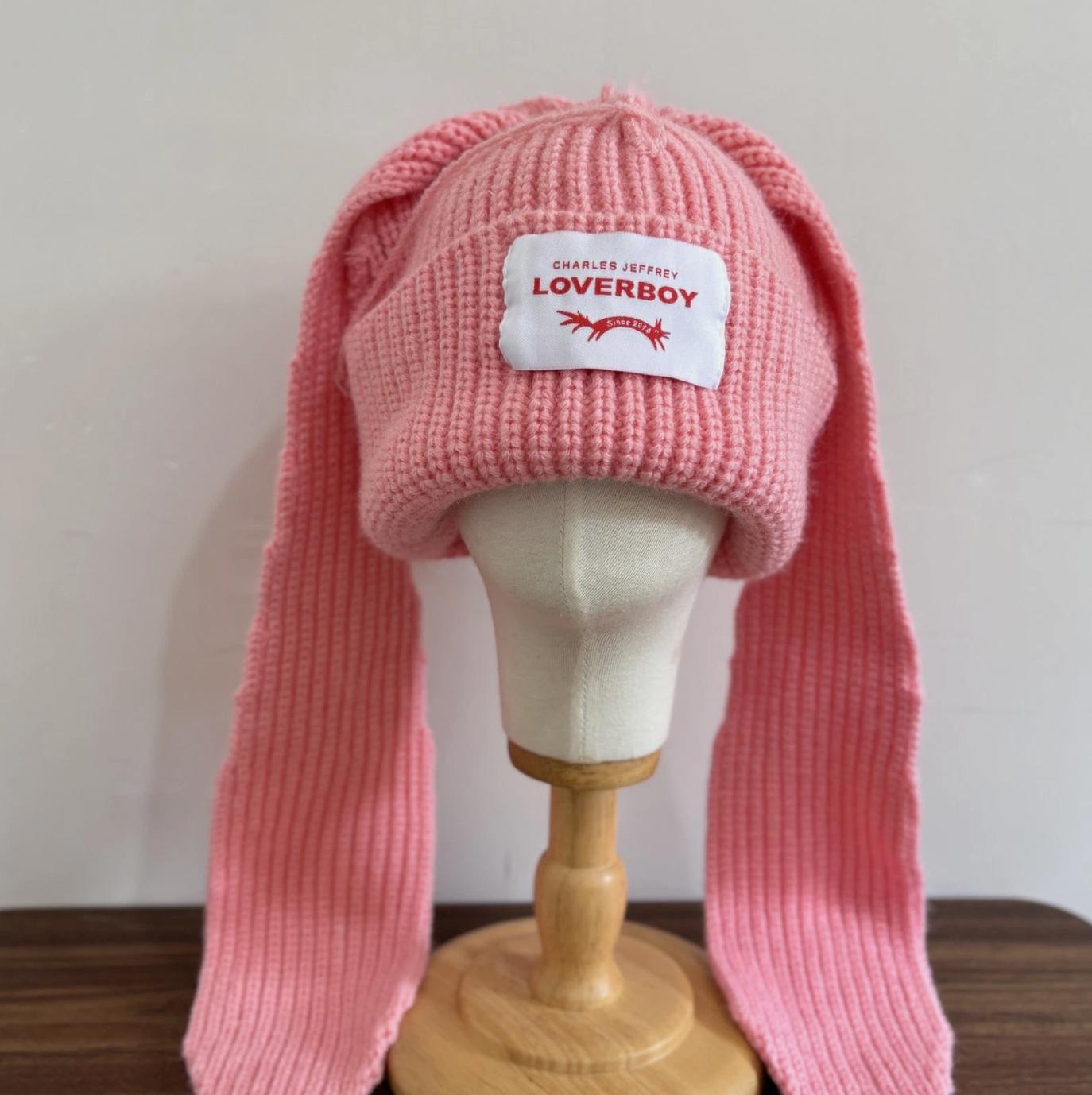Lover Boy Rabbit Ear Knitted Beanies Kpop - Etsy