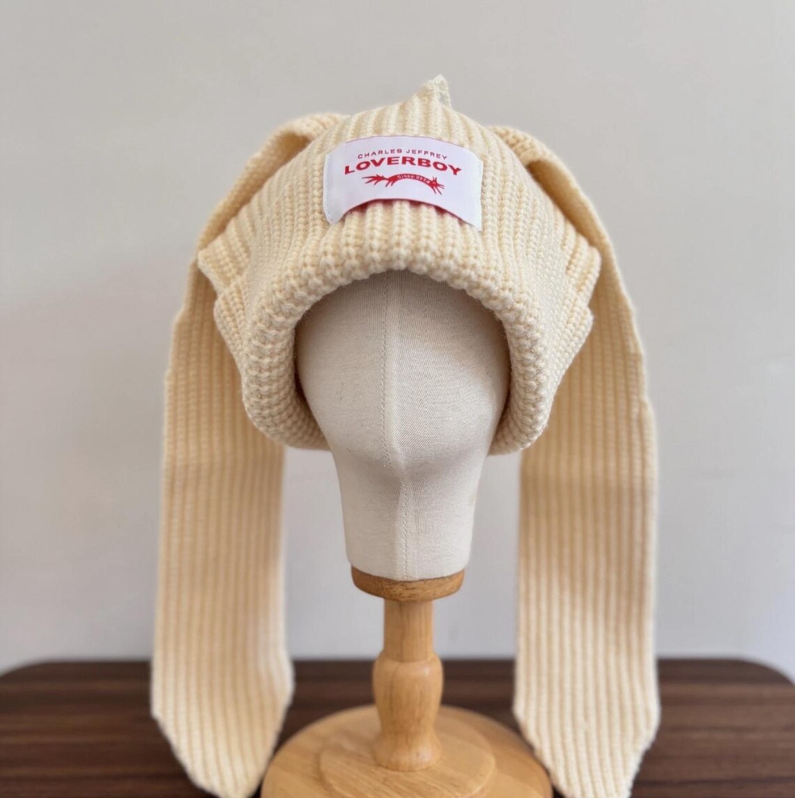 Lover Boy Rabbit Ear Knitted Beanies Kpop - Etsy