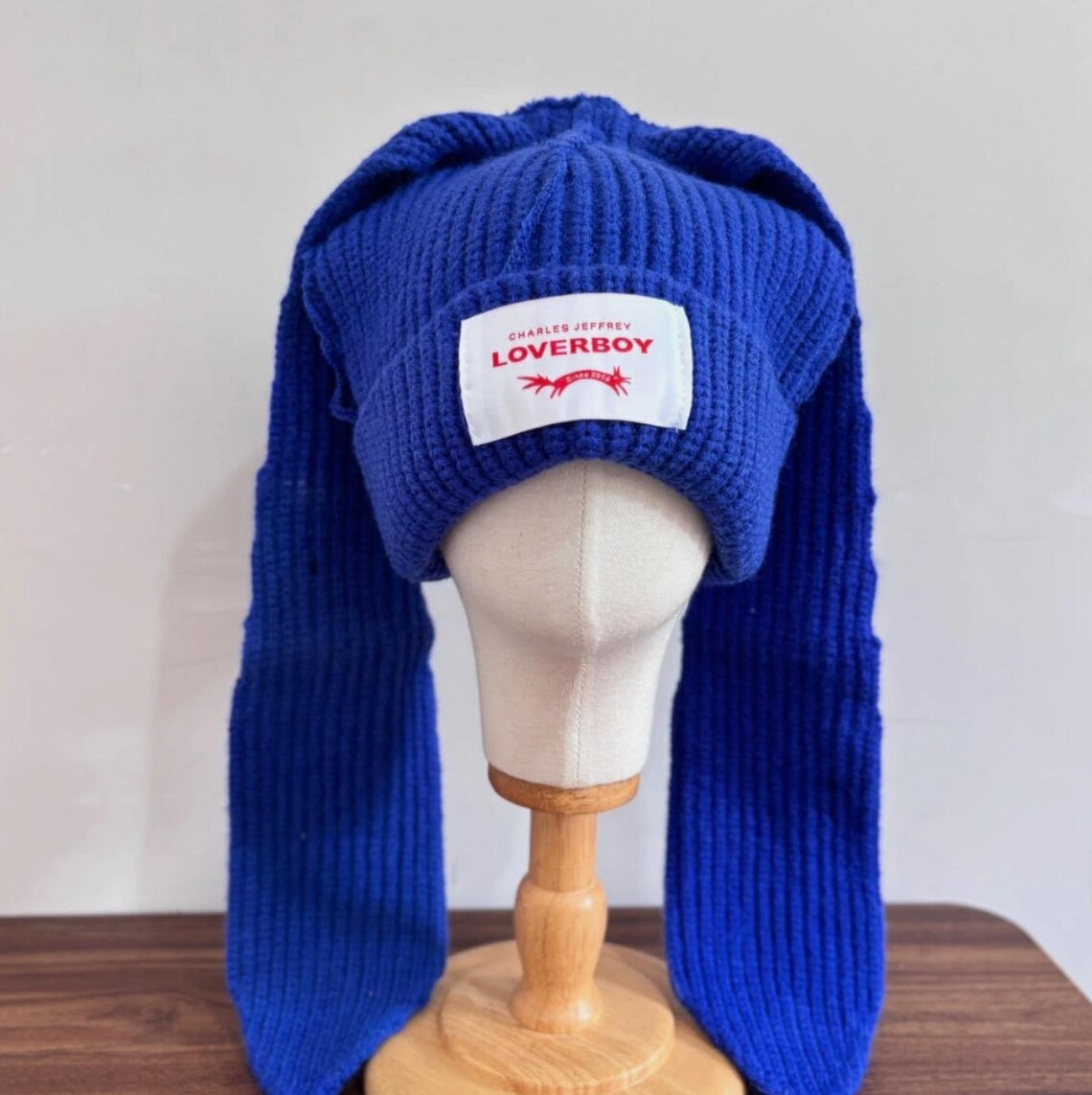 Lover Boy Rabbit Ear Knitted Beanies Kpop - Etsy