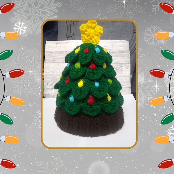 Christmas Tree Hat - Etsy