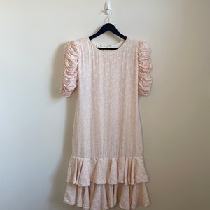1980s Santini Silk Drop Waist Dress - Etsy