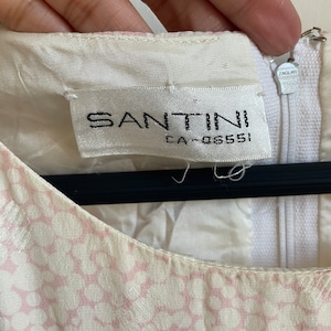 1980s Santini Silk Drop Waist Dress - Etsy