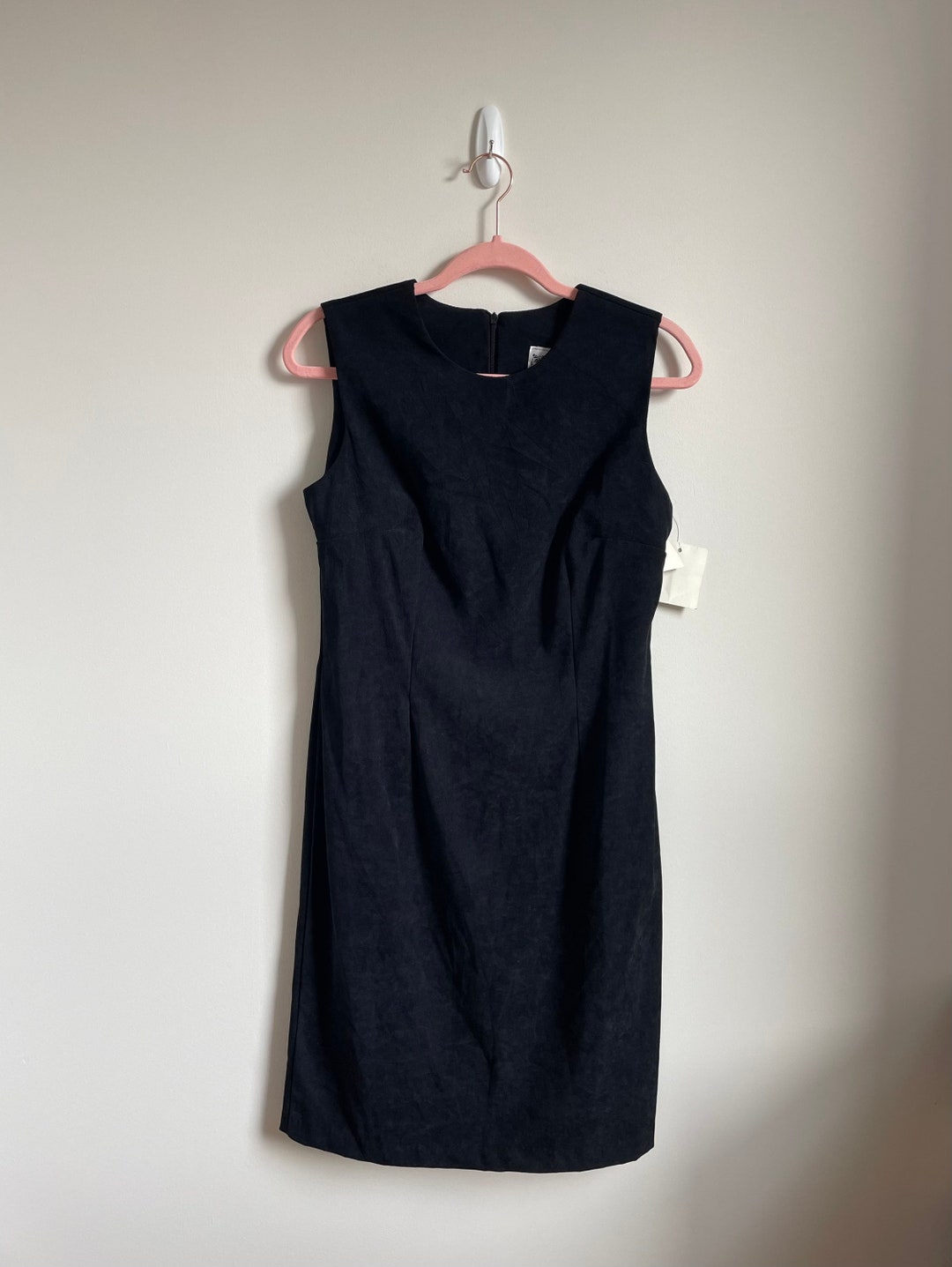 Vintage Dressing Clio Black Suede Dress New With Tags - Etsy
