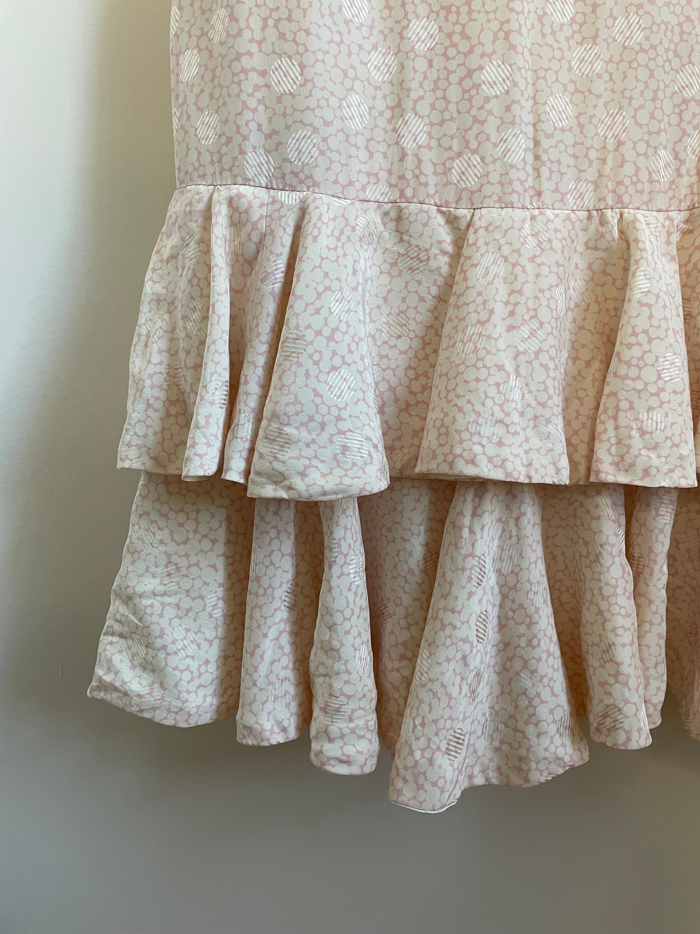 1980s Santini Silk Drop Waist Dress - Etsy