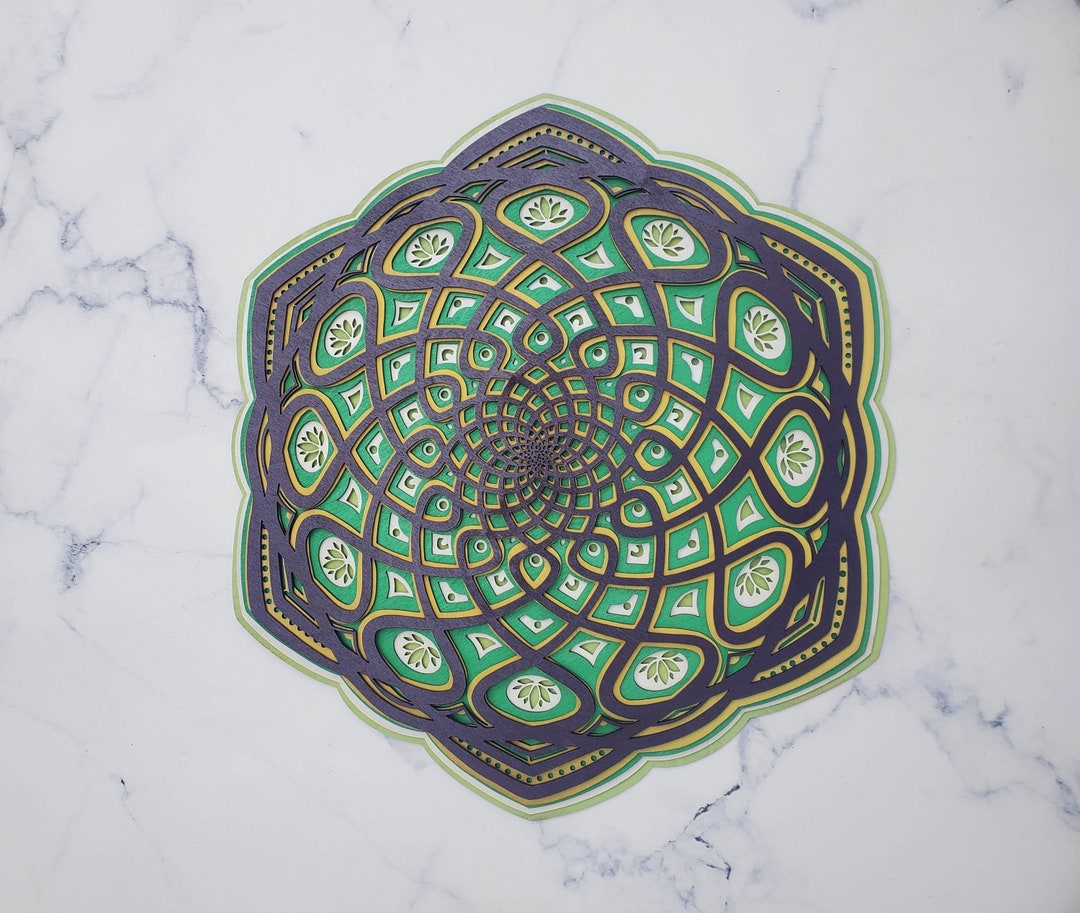 5-layered Mandala Digital Download Design - Etsy