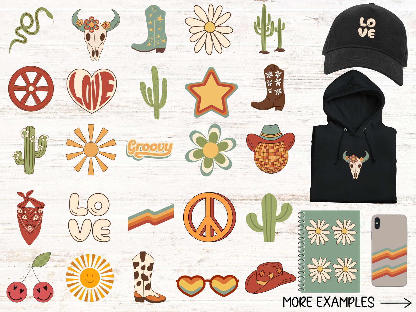 Retro SVG, Western SVG, Groovy SVG, Cowboy Svg Cowgirl Png, Country Svg ...