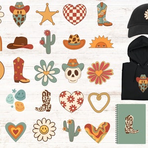 Retro SVG, Western SVG, Groovy SVG, Cowboy Svg Cowgirl Png, Country Svg ...