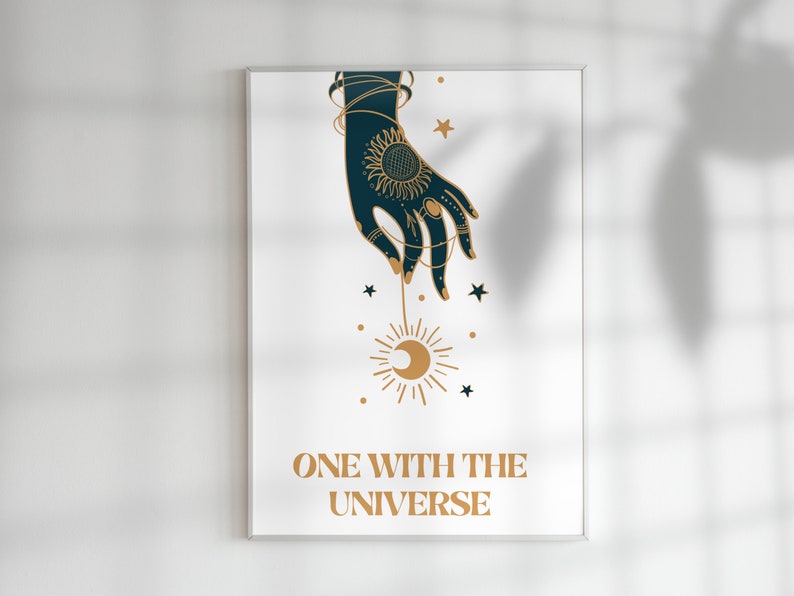 Trendy Spiritual Aesthetic Wall Art Posters Set of 3, Spiritual ...