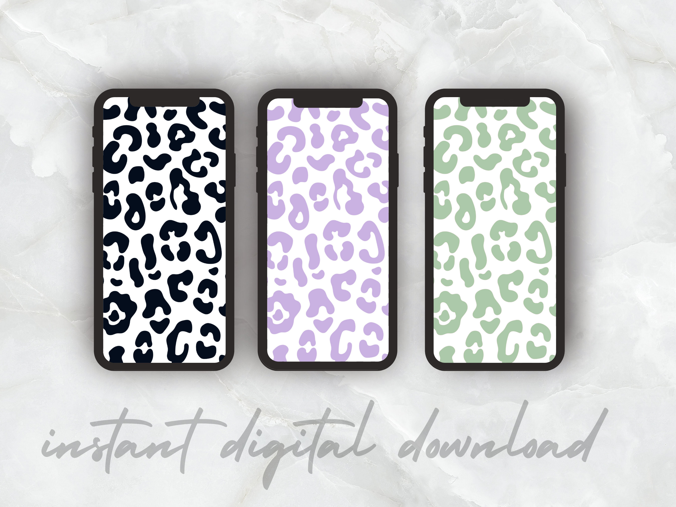 IPhone Wallpaper Trendy Phone Wallpaper Animal Print - Etsy