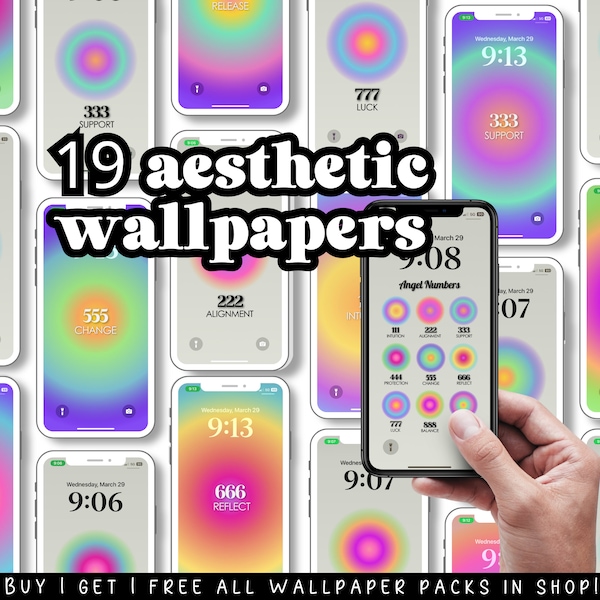 Angel Numbers Wallpaper - Etsy