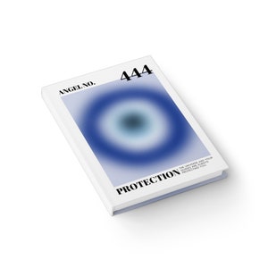 Journal Trendy Aesthetic Angel Numbers Aura Spiritual 444 Notebook ...