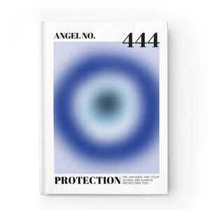 Journal Trendy Aesthetic Angel Numbers Aura Spiritual 444 Notebook ...