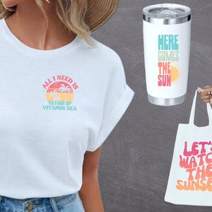 Retro Svg Bundle, Groovy Svg, Summer Svg, Trendy Svg, Beach Png, Summer ...