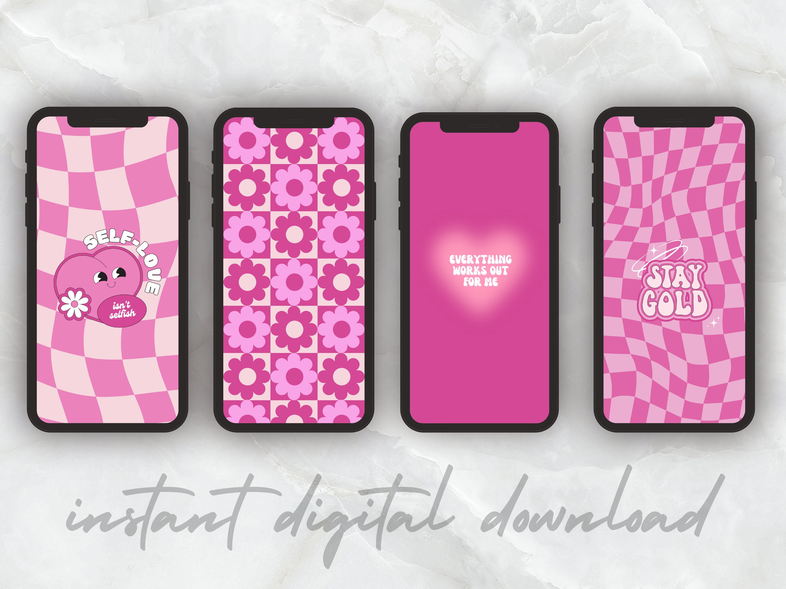 IPhone Wallpaper, Aesthetic Trendy Retro Phone Wallpaper, Boho ...