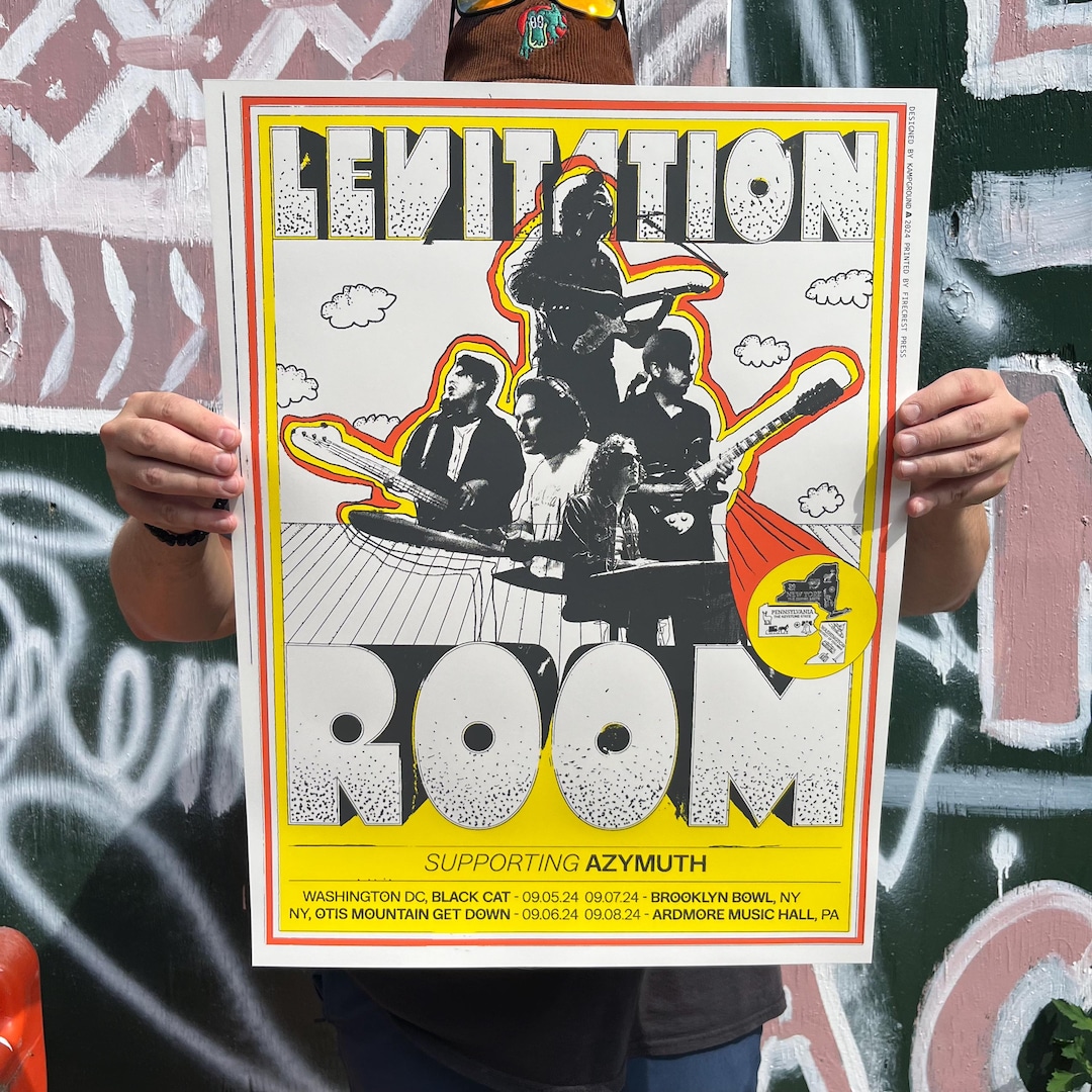 Levitation Room - Official Fall Tour '24 Poster - Limited Artist Print ...