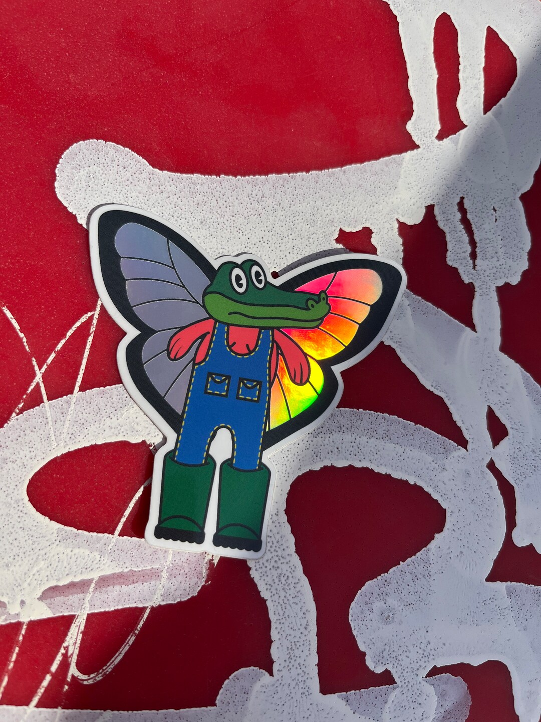 King Gizzard & the Lizard Wizard - Holographic Franken Gizzy Sticker ...