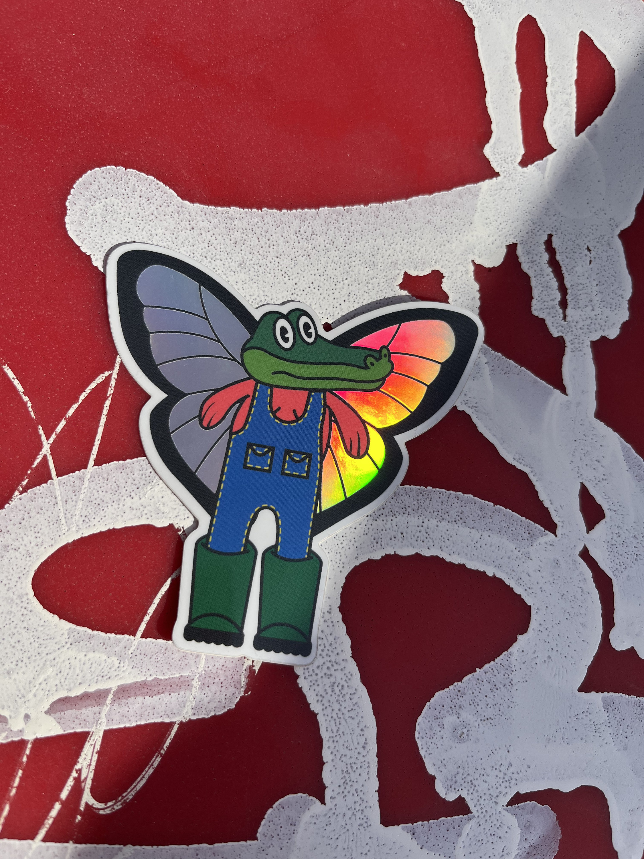 King Gizzard & the Lizard Wizard - Holographic Franken Gizzy Sticker ...