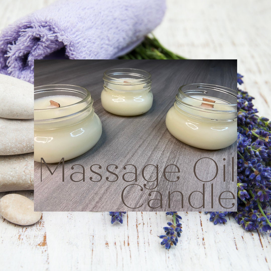 Body Balm Candle: Body Butter and Oil/ Natural Ingredients/ Lavender ...