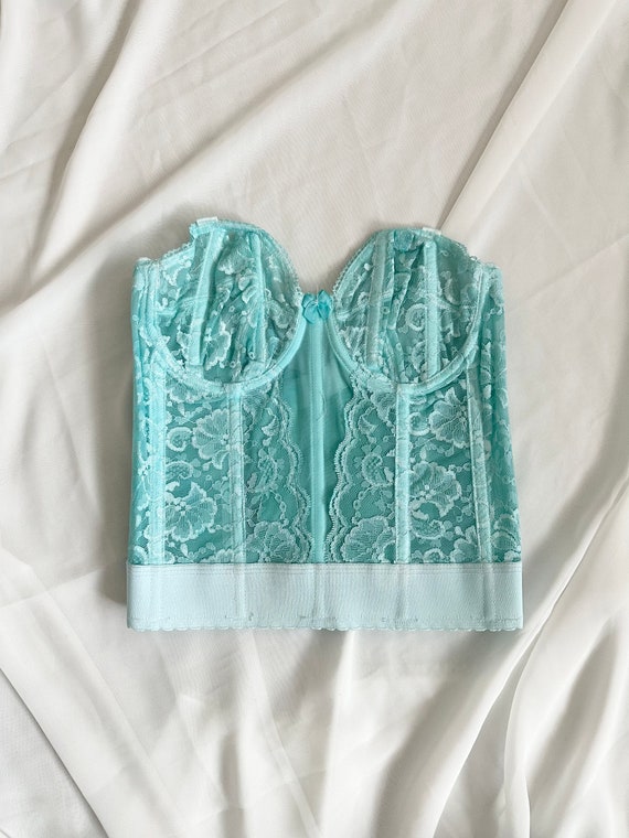 vintage green bustier - Gem