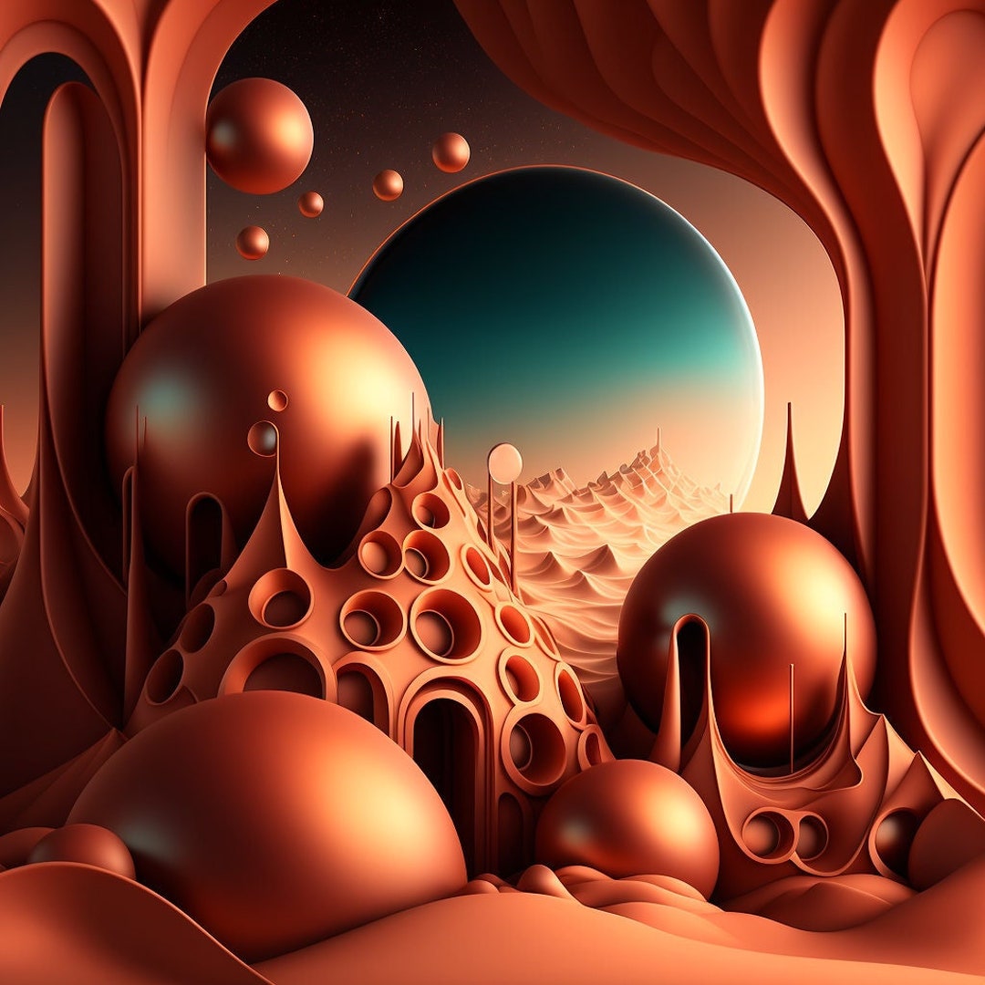 Original AI Art Instant Digital Download Printable Art Wall Art Screen ...