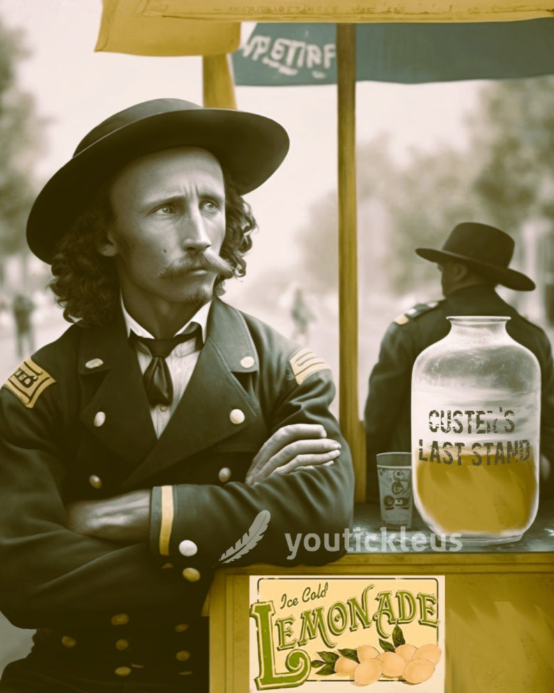Custer's Last Stand Original AI Art Instant Digital Download Printable ...