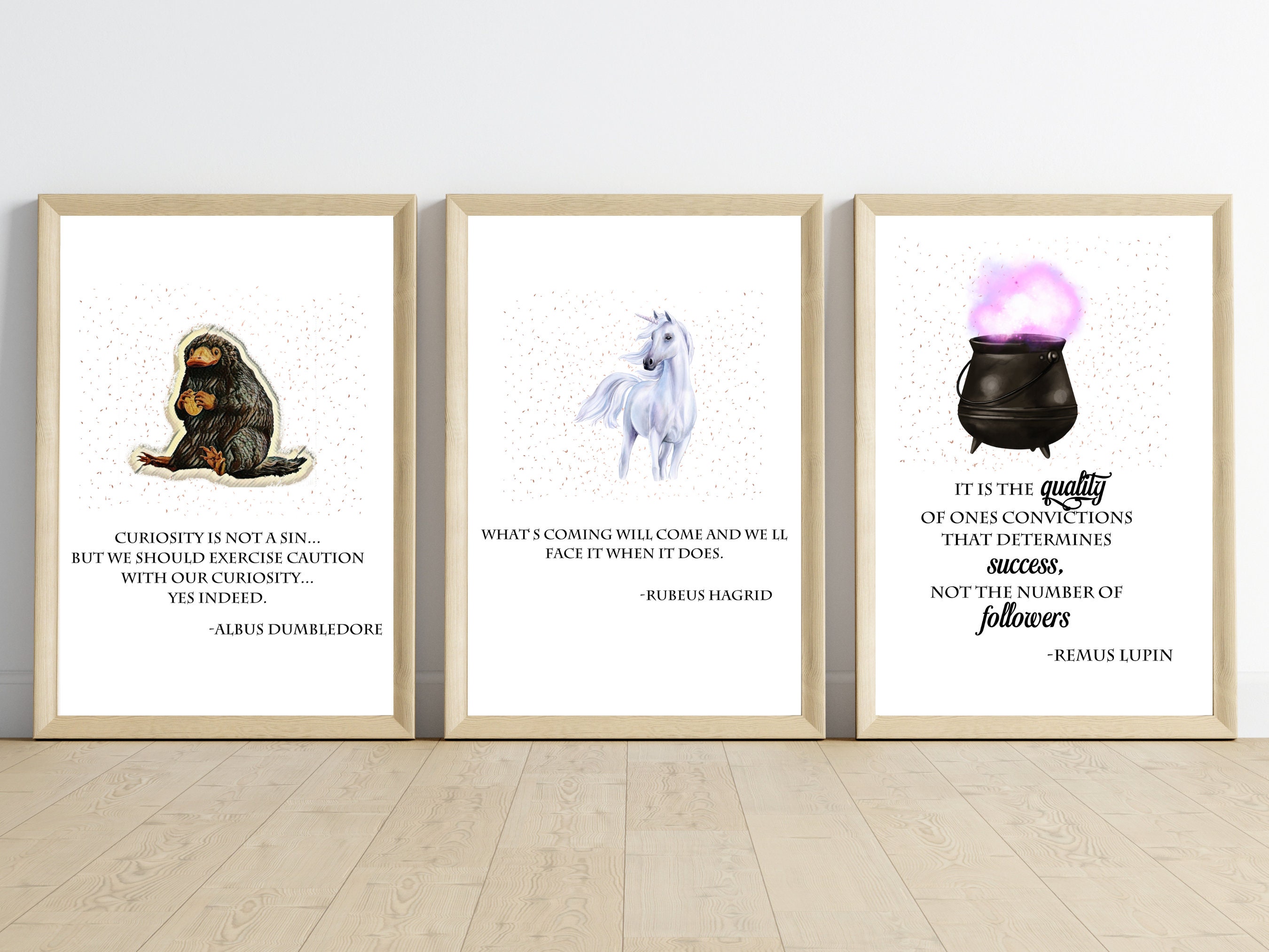 HP Wizarding Inspirational Quotes // Printable Wall Art // Instant ...