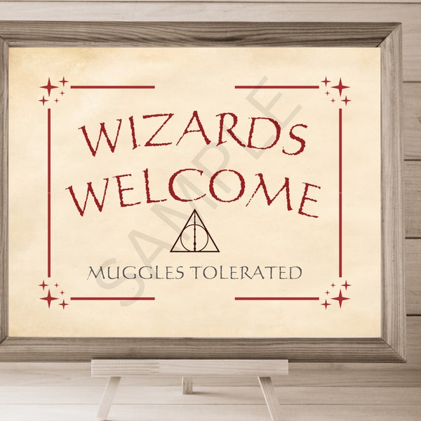 Welcome Muggles - Etsy