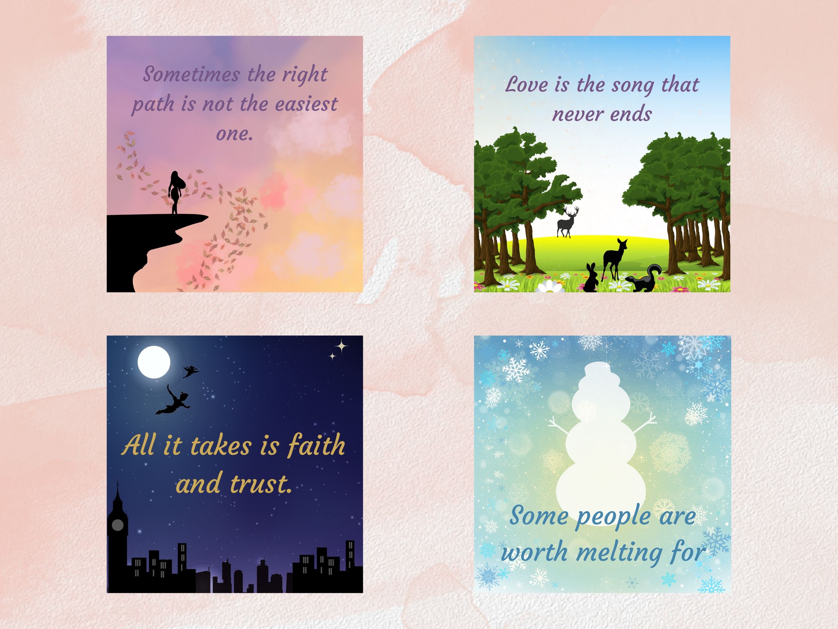 10 Inspirational Movie Quotes / Instant Download / Printable Wall Art ...