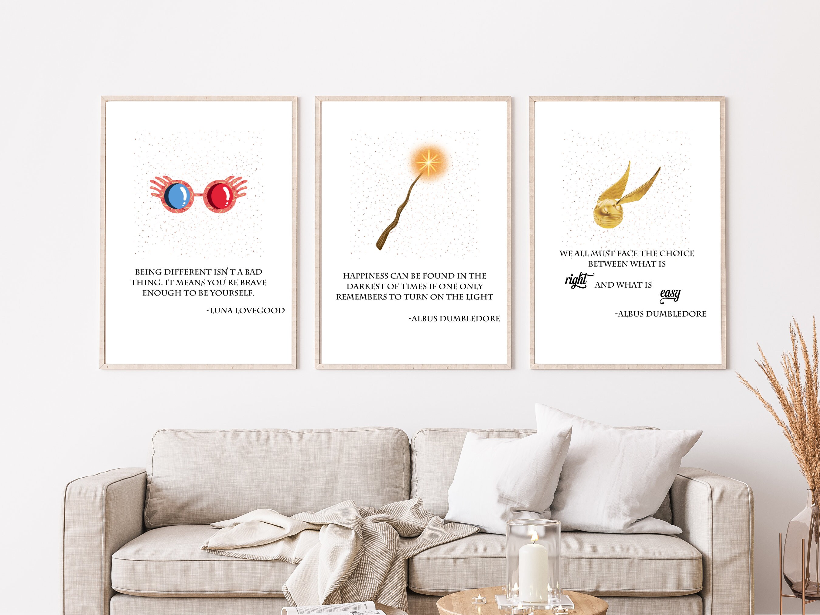 HP Wizarding Inspirational Quotes // Printable Wall Art // Instant ...