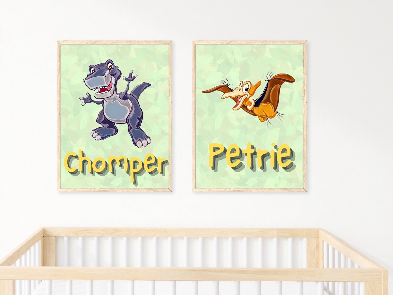 EDITABLE // Personalized Land Before Time Nursery Art // Instant ...
