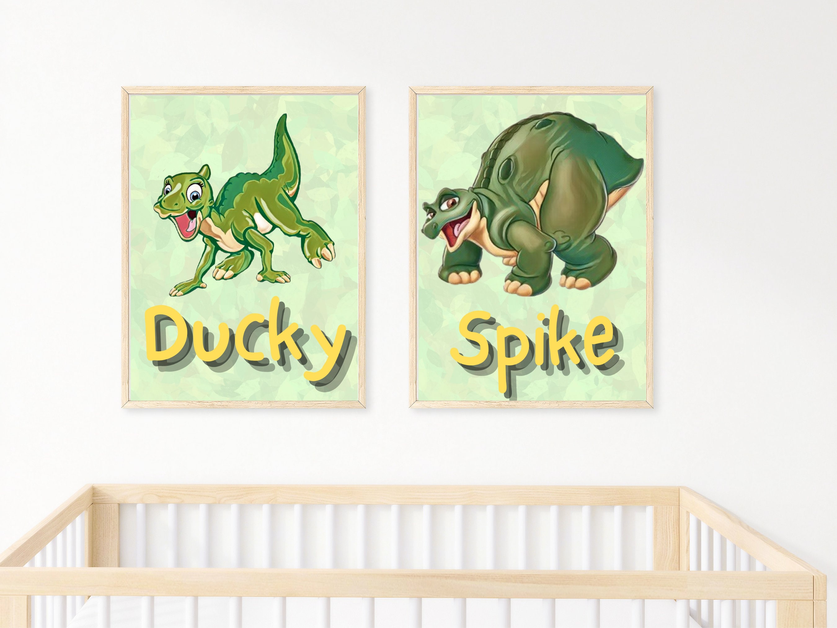 EDITABLE // Personalized Land Before Time Nursery Art // Instant ...