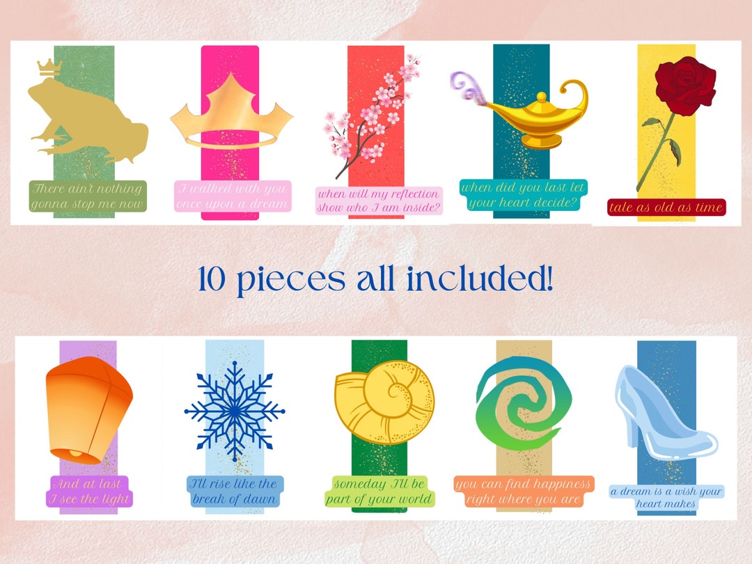 10 Princess Banner Quote Prints / Digital and Printable Nursery Wall ...