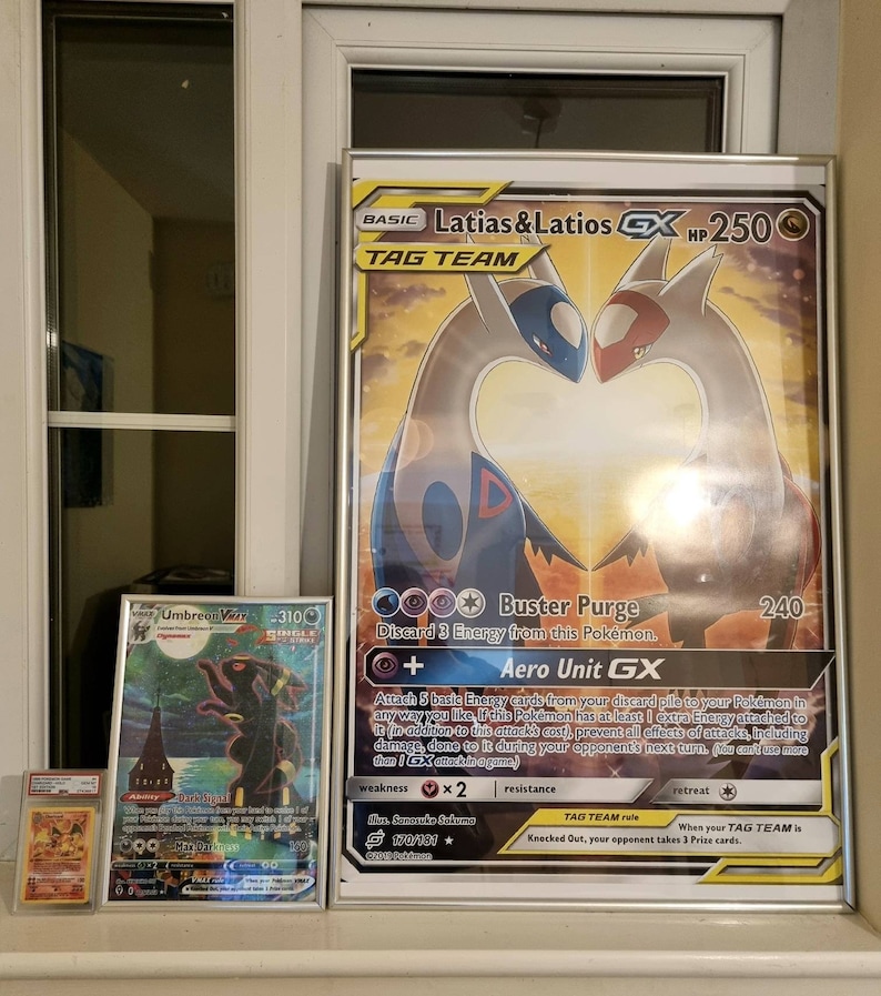 Latias & Latios GX Massive UHQ 20×30 Beatiful - Etsy