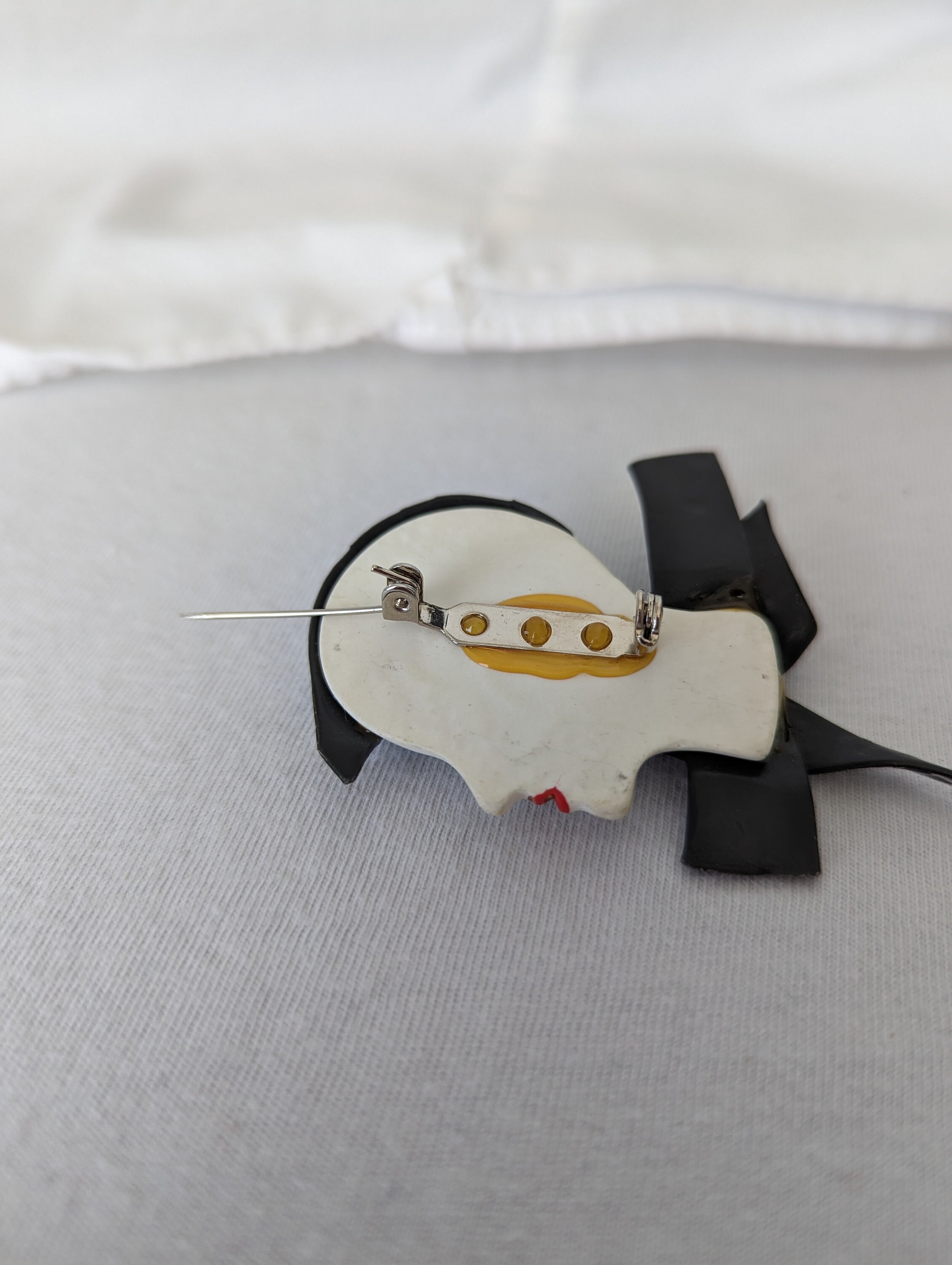 Vintage Face Brooch Pin Lady Face Brooch Pin Black and White - Etsy