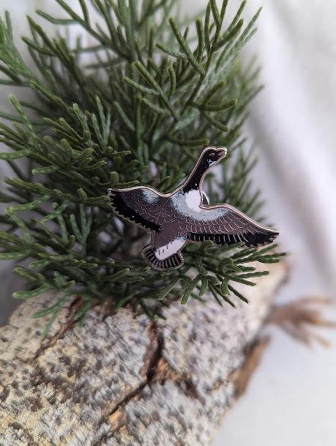 Goose Pin, Canada Goose Pin, Canadian Goose Pin, Goose Lapel Pin ...