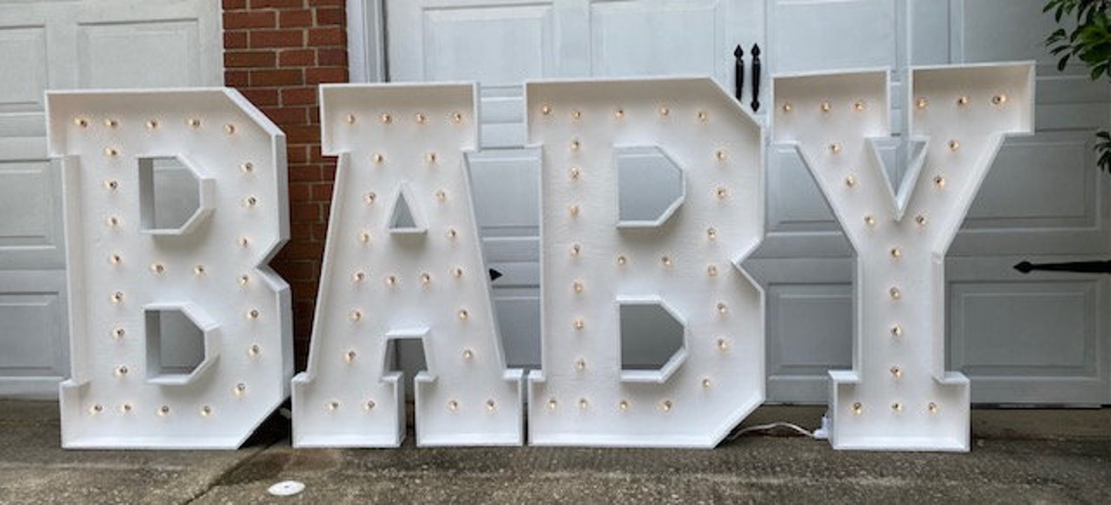 4 Ft Large Wooden Marquee Letters With Lights Bulbs - Etsy