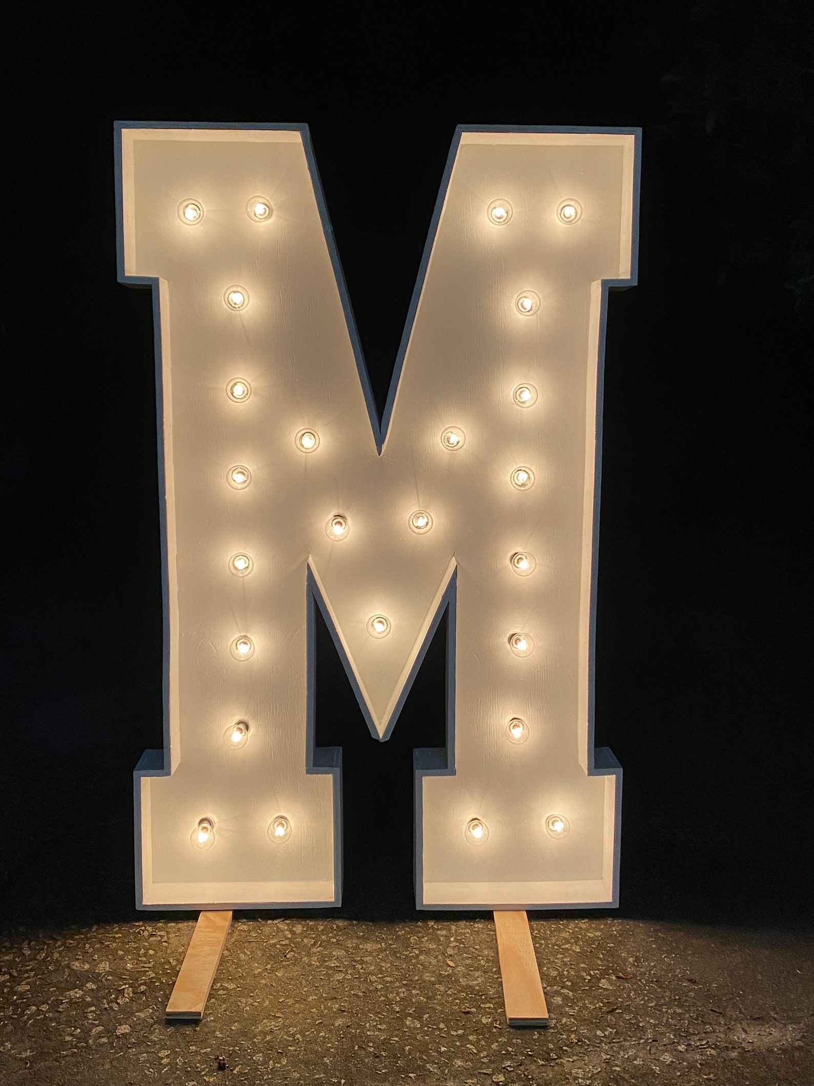 4 Ft Large Wooden Marquee Letters With Lights Bulbs - Etsy