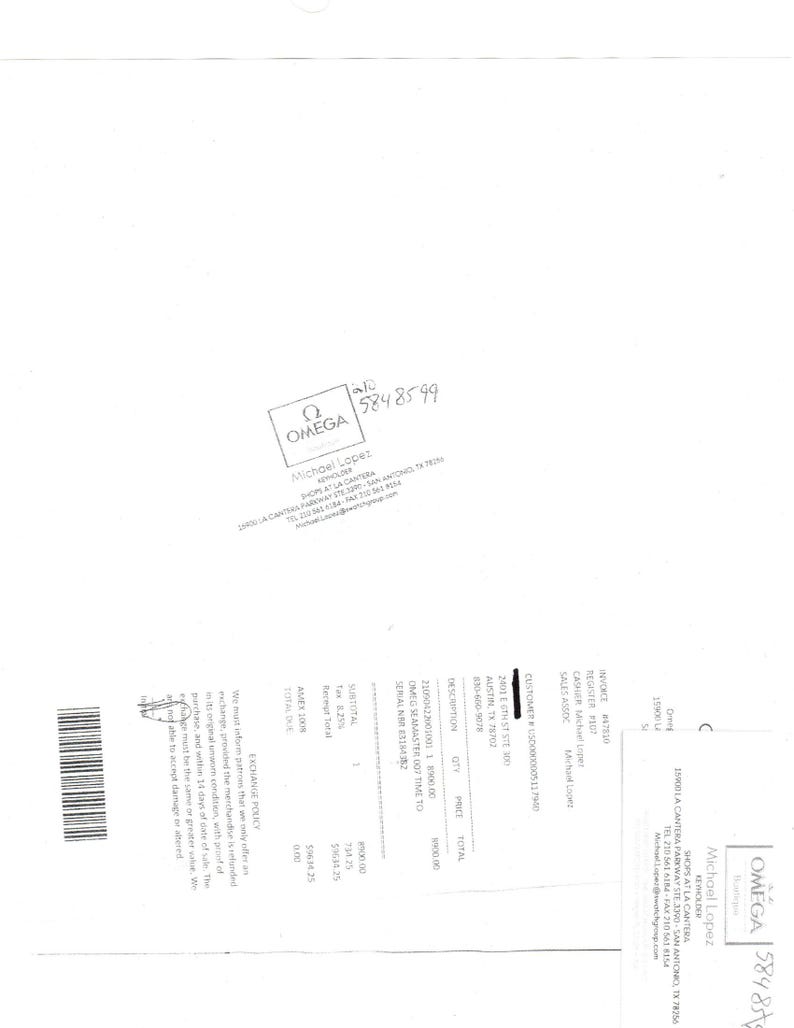 OMEGA Sea Master Diver 300M 007 Ceramic Bezel Edition 210.90.42.20.01 ...