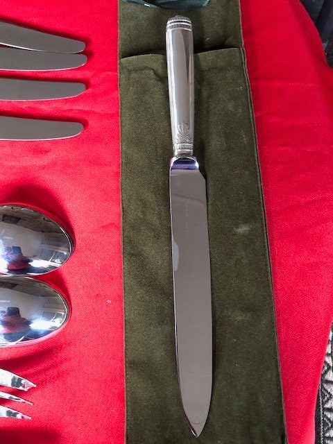 Vintage the Christofle 925 France Sterling Silver Flatware Set Service ...