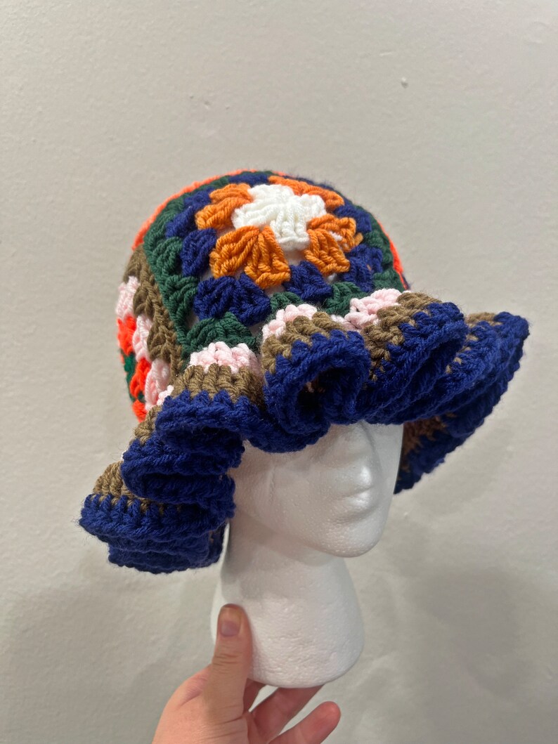 Midnight Granny Square Bucket - Etsy