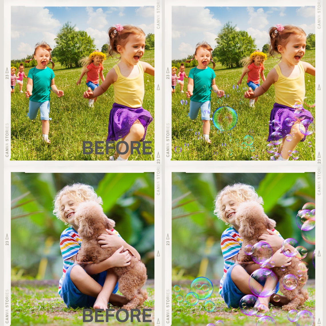 Bubble Overlays - Etsy