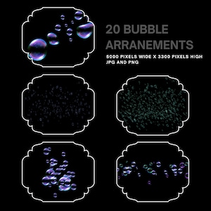 Bubble Overlays - Etsy
