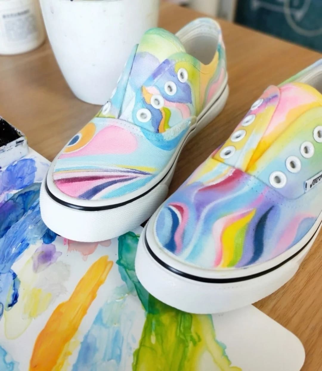 Hand Painted Shoe Graffiti DIY, Canvas Shoes, Personalized, Customized ...