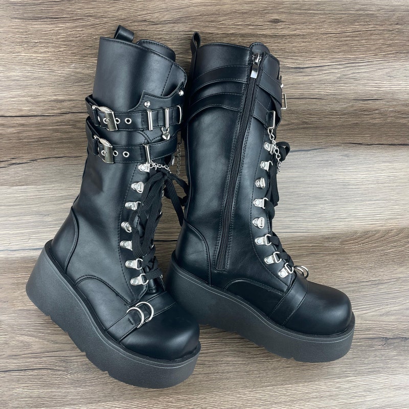 Emo Boots - Etsy