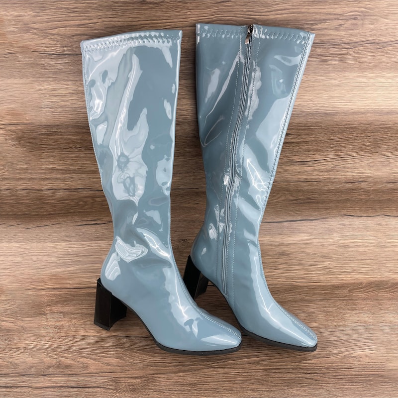 Blue Boots - Etsy