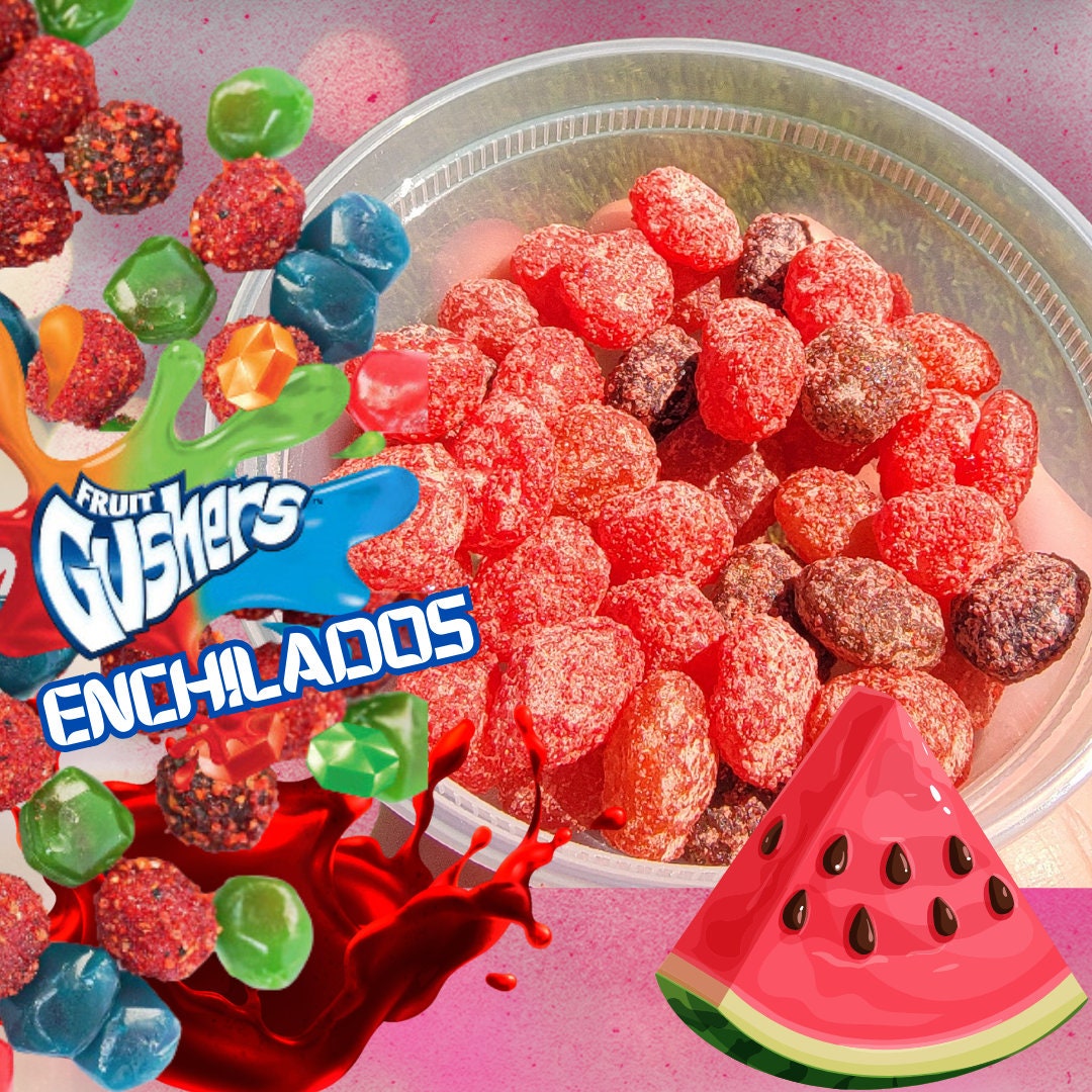 Gushers Chamoy Candy Watermelon Chamoy Gushers Sour Gushers Mexican ...