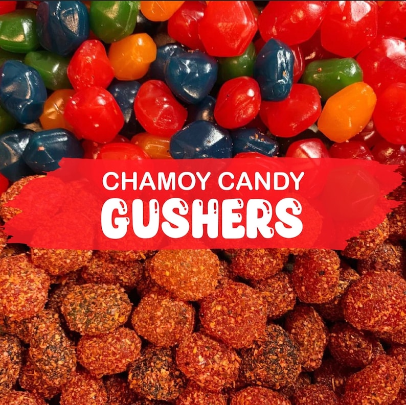 Gushers, Gushers Enchilandos, Chamoy Gushers, Pica Candy, Dulce ...