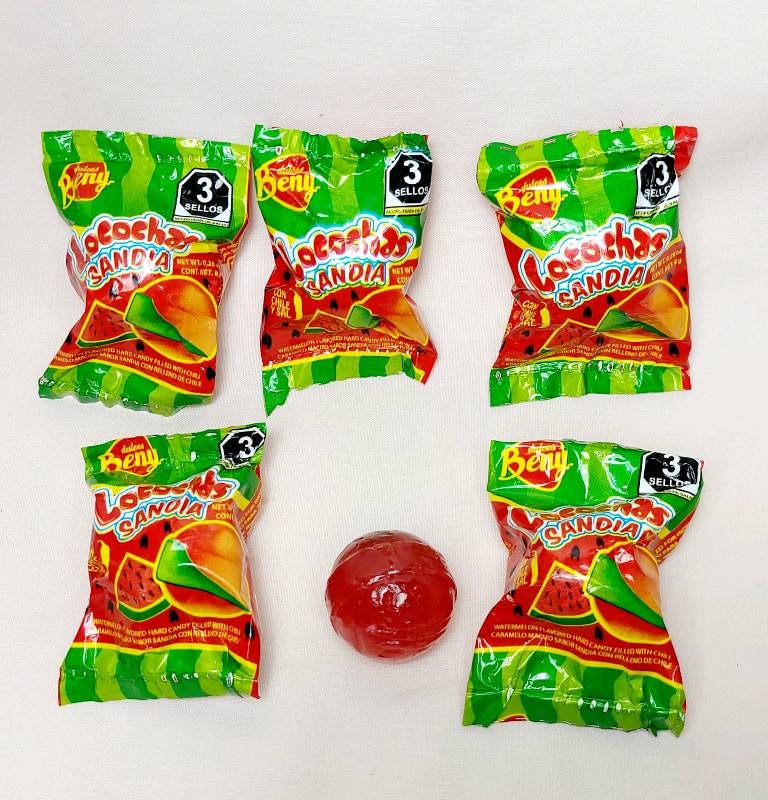 Locochas Sandia Watermelon Candy Hard Mexican Candy Spicy Watermelon ...