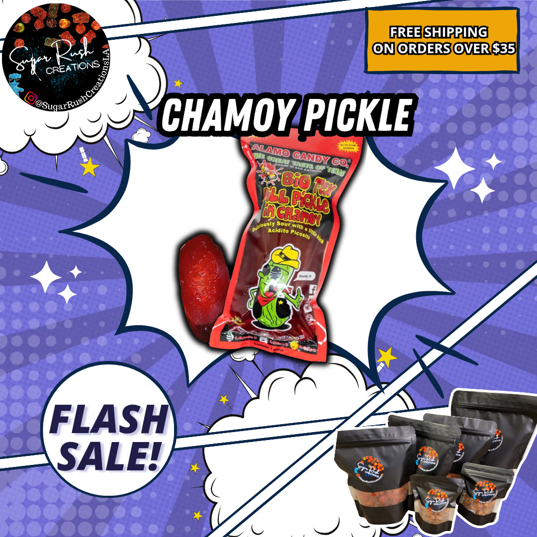 Chamoy pickle spicy candy pickle kit big tex chamoy pickle gift ...